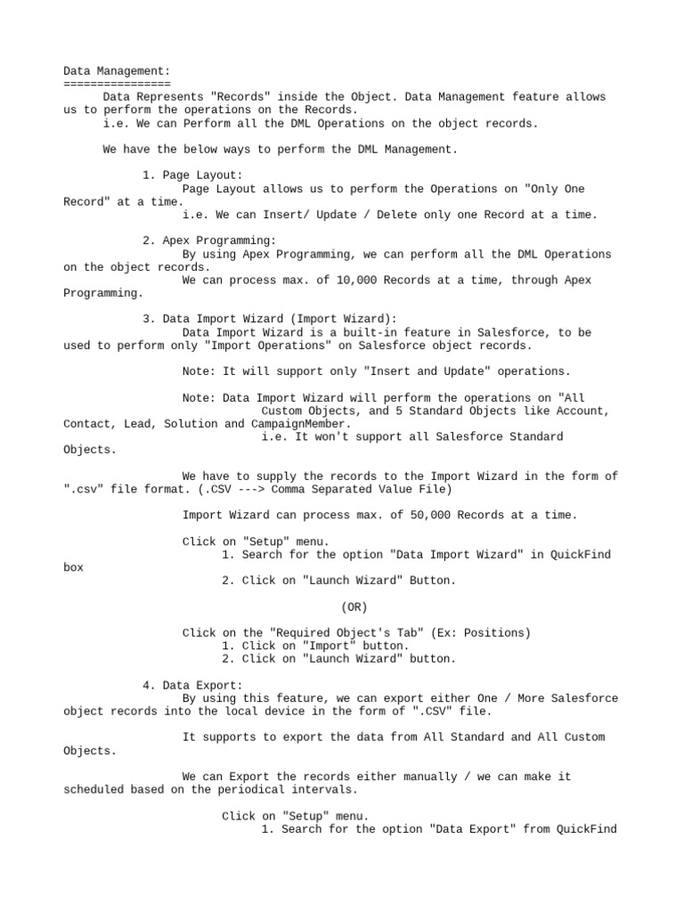 Data Management | PDF | Comma Separated Values | Computer Science