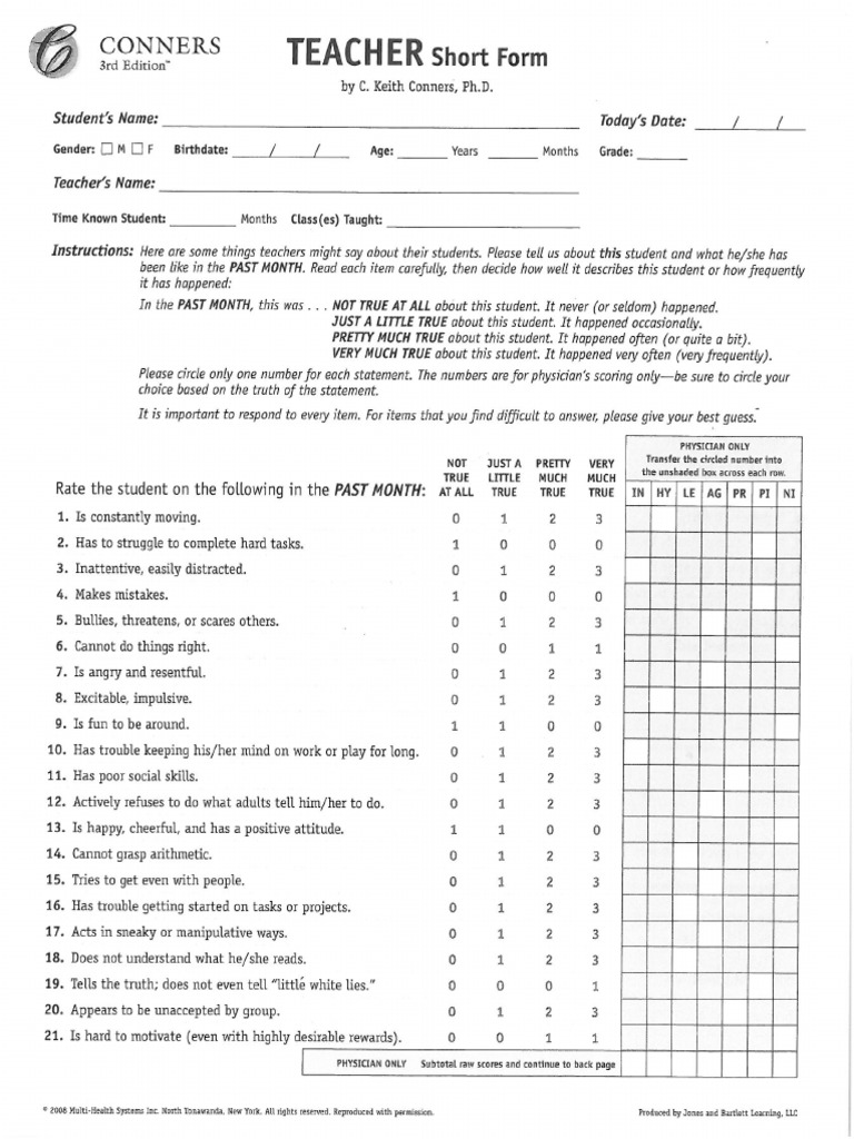 Teacherconnersform | PDF