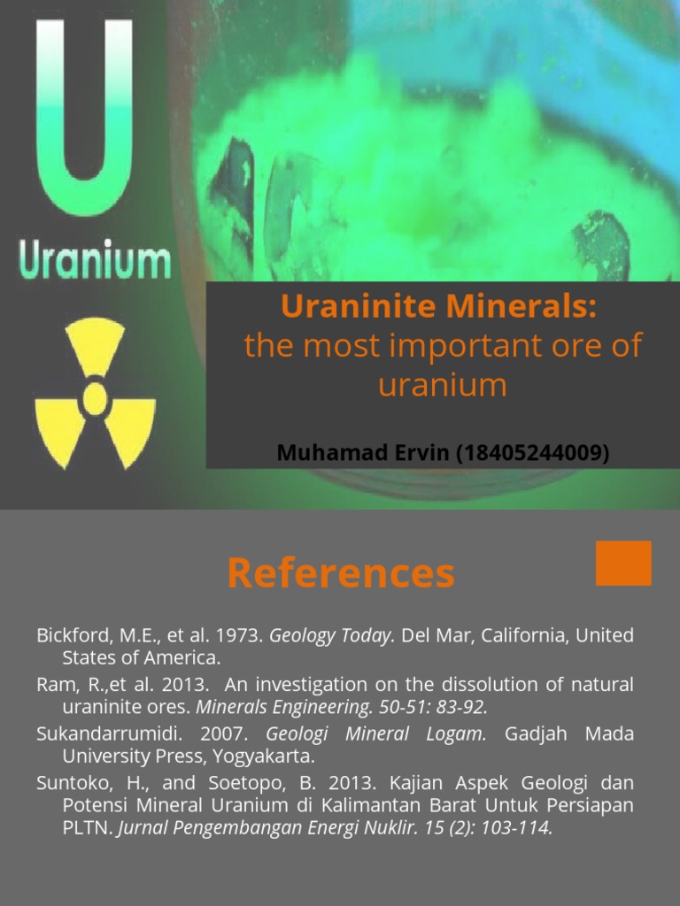 Uraninite Minerals | PDF