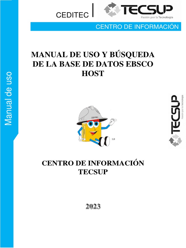 Manual de Uso Base de Datos EBSCO | PDF