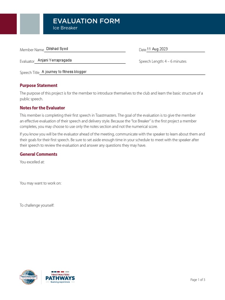 8101e Evaluation Resource | PDF | Speech | Cognition