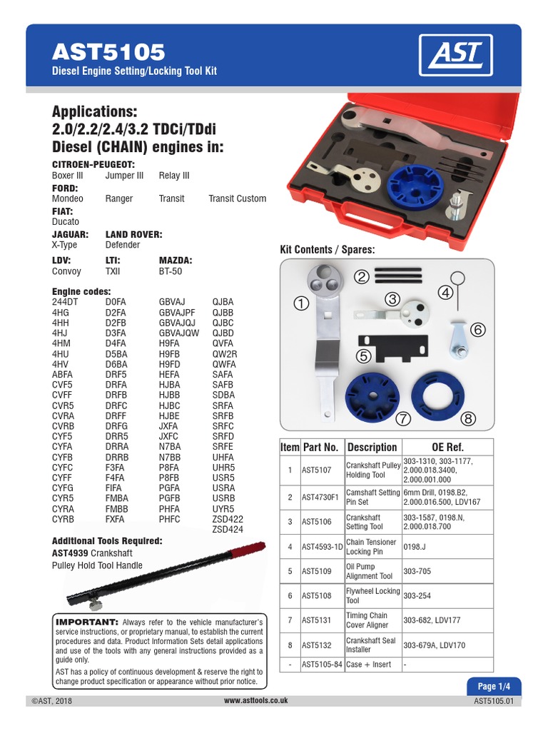AST5105.01 English | PDF | Pump | Engines