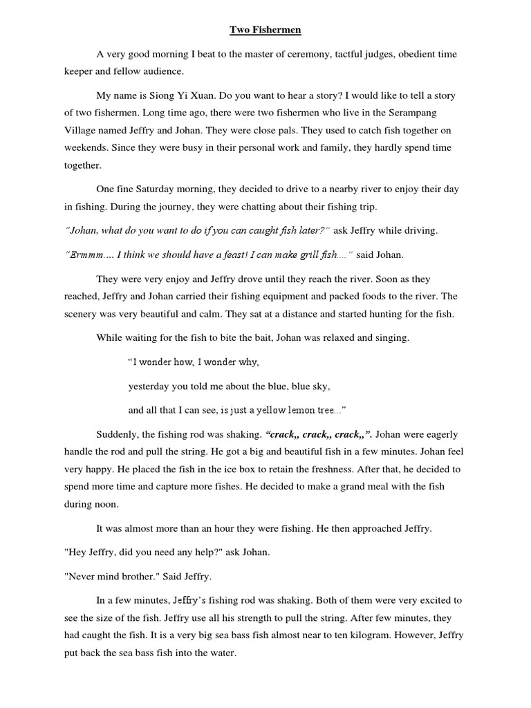 Two Fishermen | PDF