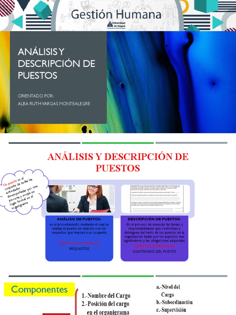Análisis y Descripción de Puestos | PDF
