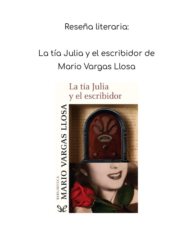 Reseña-La Tía Julia y El Escribidor | PDF