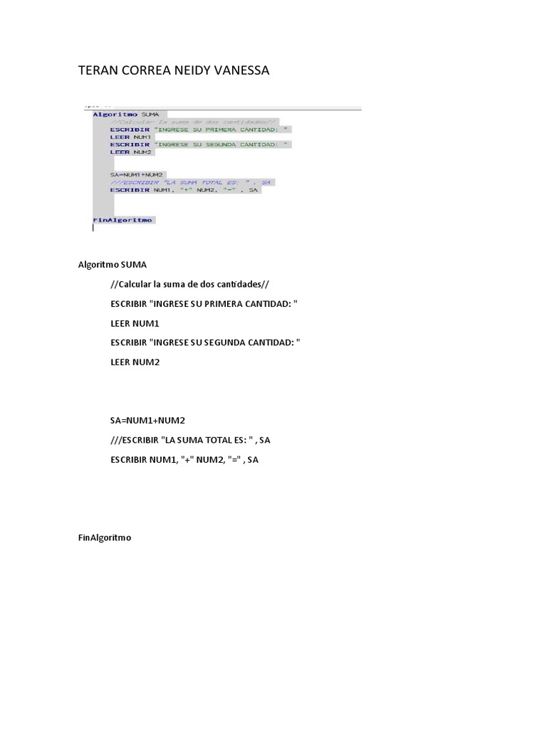 Algoritmo 8 de Junio | PDF | Métodos y materiales de enseñanza