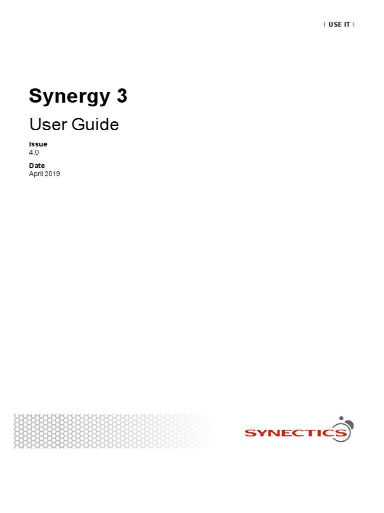 Synergy 3 User Guide Pdf Menu Computing Window Computing 1261