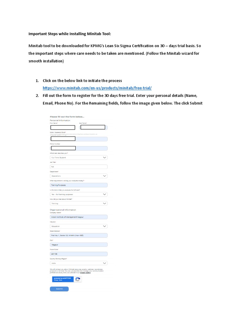 Minitab Installation Guide KPMG | PDF