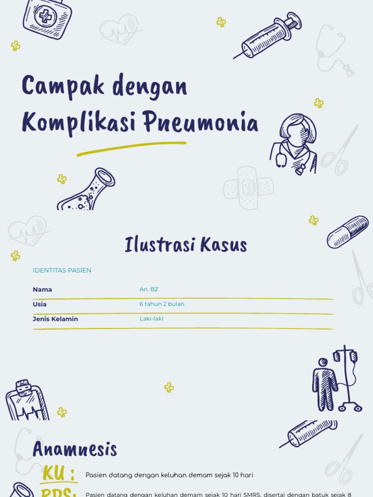 Campak dan Komplikasi Pneumonia | PDF
