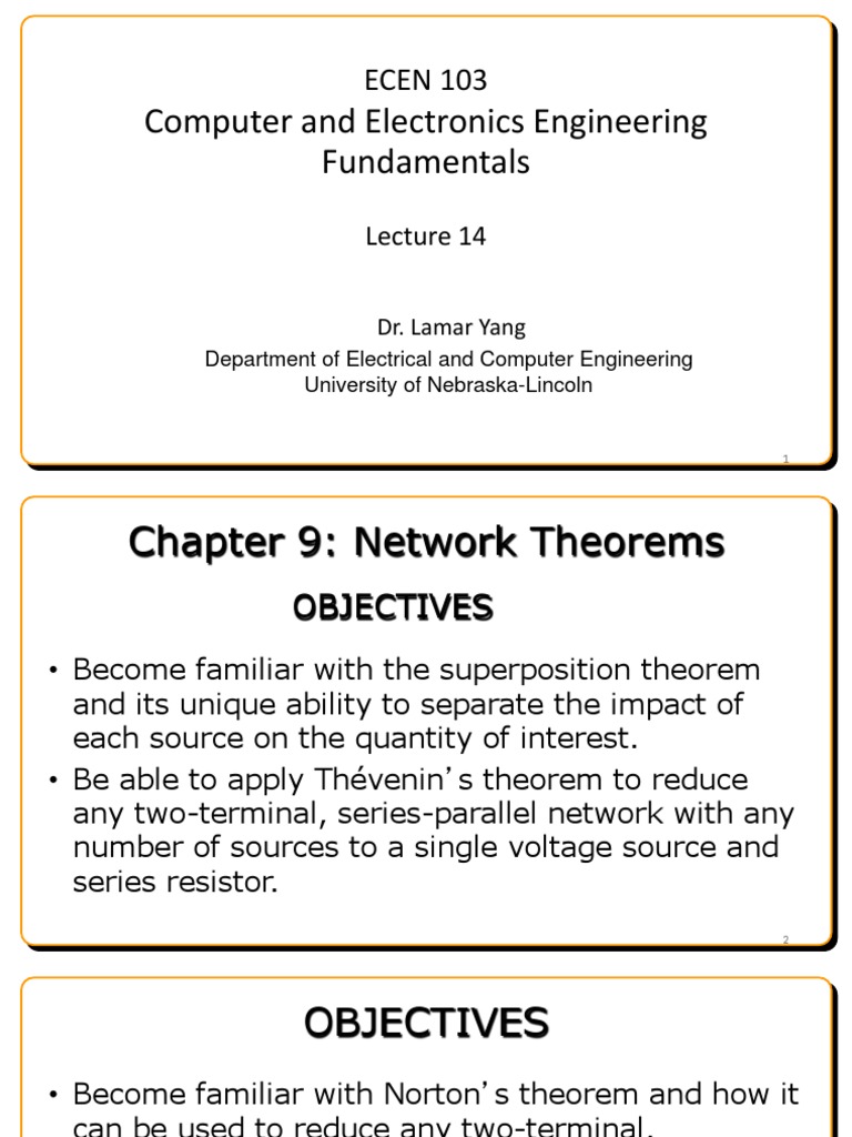 ECEN #103 Lecture 14 | PDF | Electrical Engineering | Materials Science ECEN #103 Lecture 14 | PDF | Electrical Engineering | Materials Science