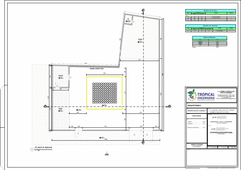 ARQUITETURA - Folha - 02-04 - PLANTA BAIXA Assinado Assinado | PDF | Engenharia Civil