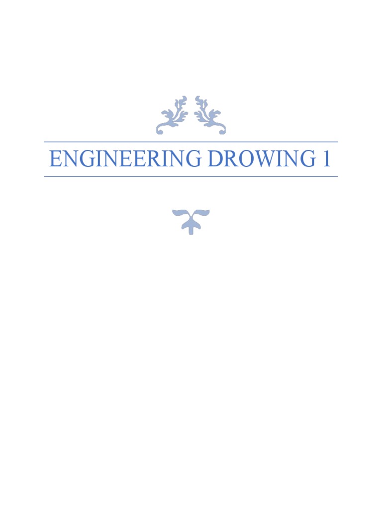 ENGINEERING DROWING Chapter 1 | PDF | Drawing | Screw