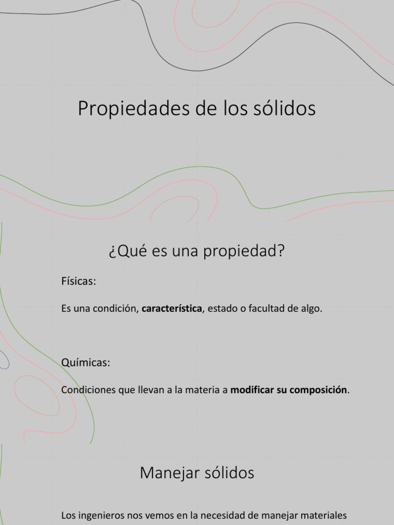 1-Propiedades de Los Sólidos 1 | PDF | Densidad | Sólido