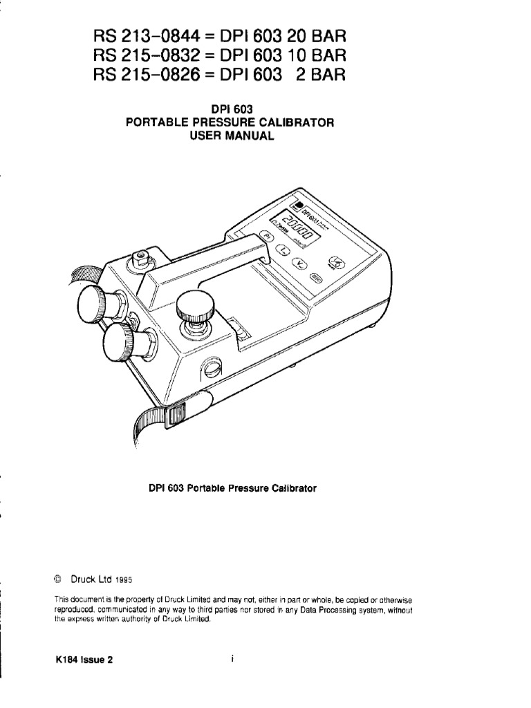 DPI603 UsersManual | PDF
