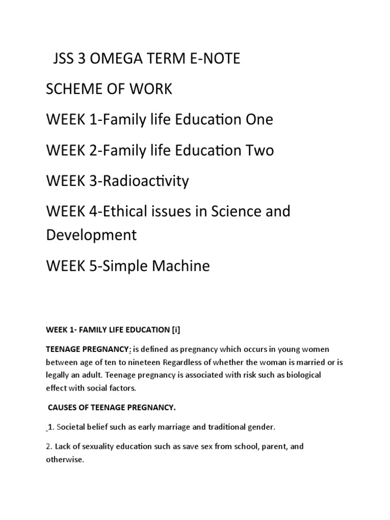 JSS3 Basic Science 3rd Term | PDF