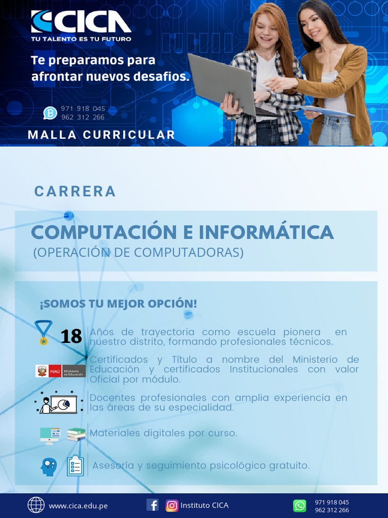 Malla Curricular Presencial - Computación - MP | PDF