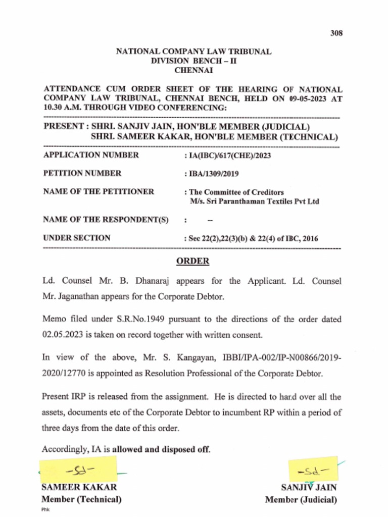 RP Appointment Letter | PDF