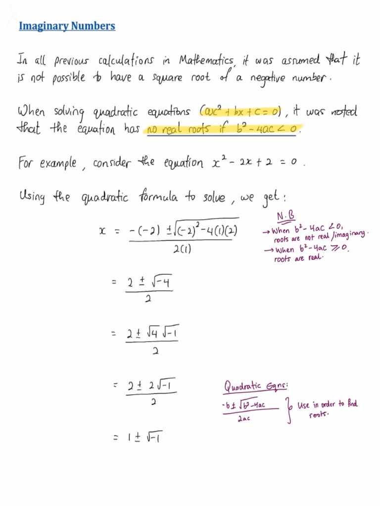 Algebra of Complex Numbers Explained | PDF