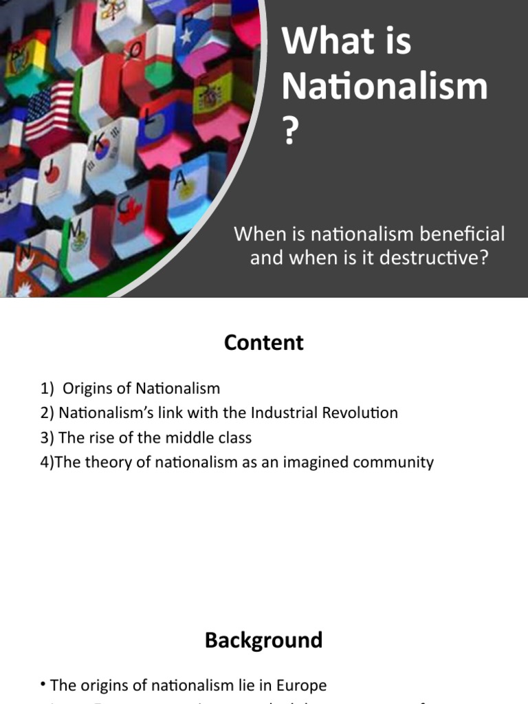 What Is Nationalism PPT Final | PDF | Nationalism | Middle Class