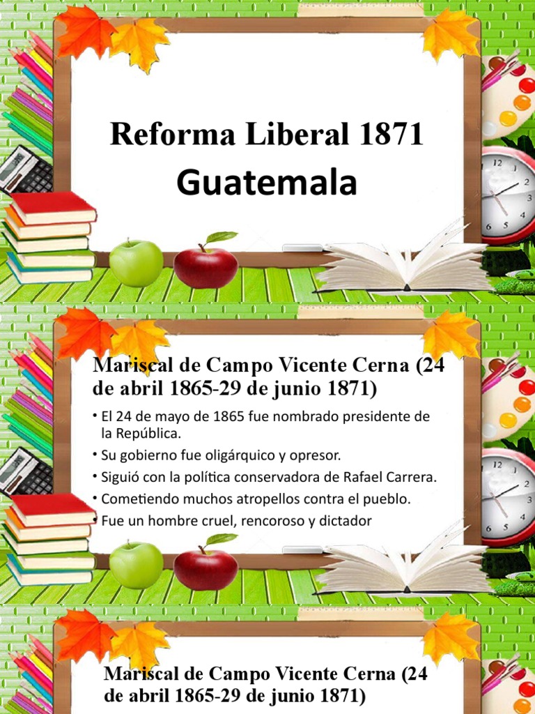 3 Reforma Liberal 1871 | PDF