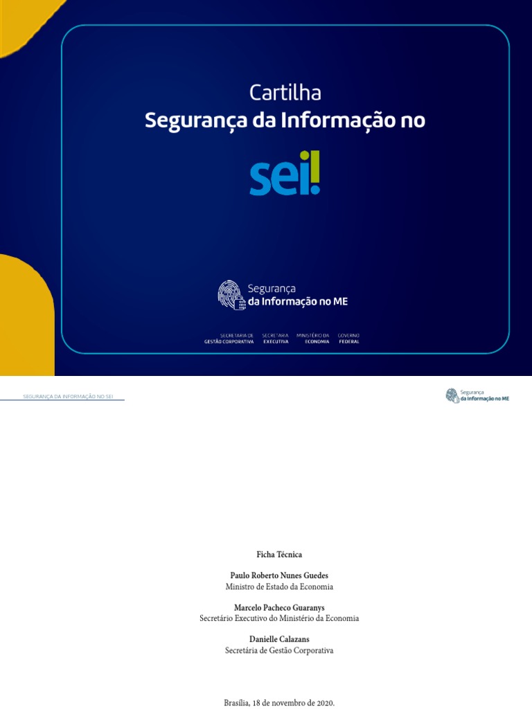 Cartilha Sei Seguranca Da Informacao Pdf Segurança Da Informação 