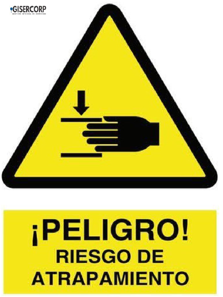 Señalizacion Atrapamiento de Manos | PDF