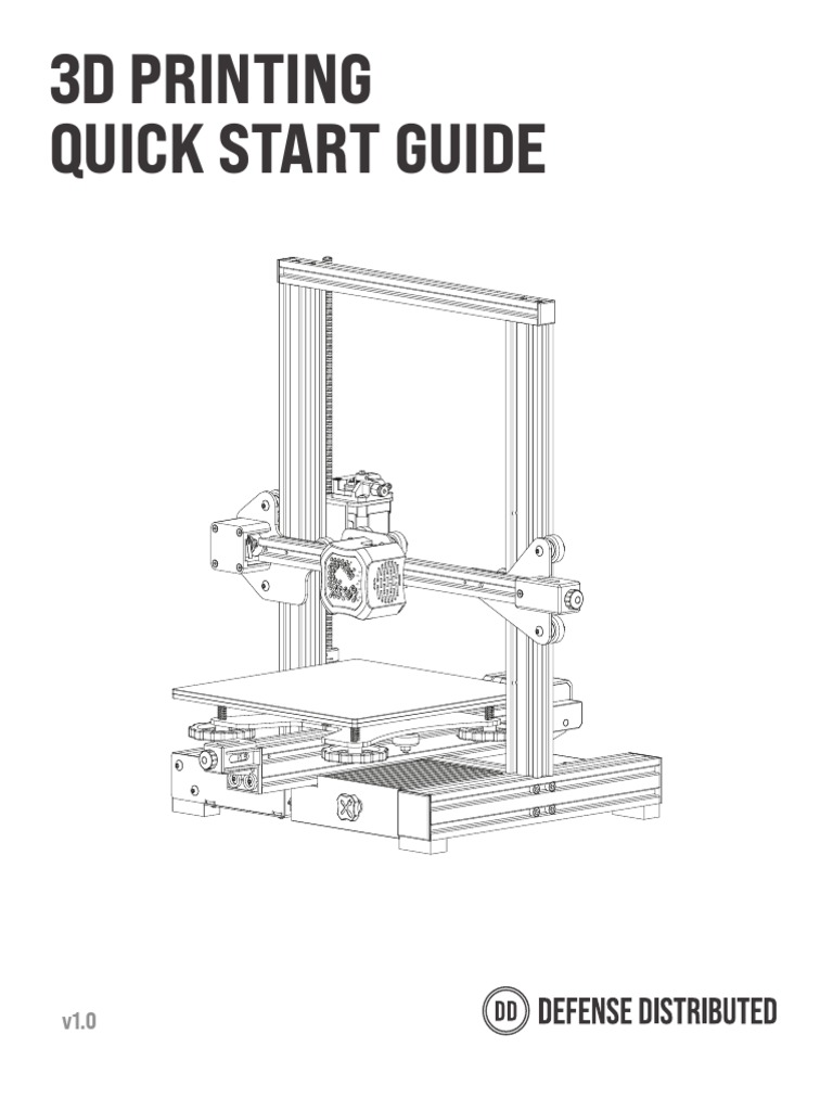 3d Printing Quick Start Guide | PDF