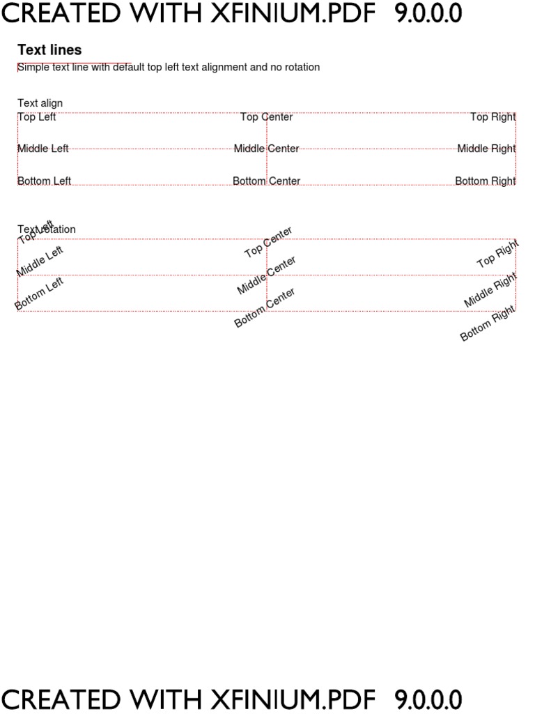 Xfinium PDF Sample Text | PDF