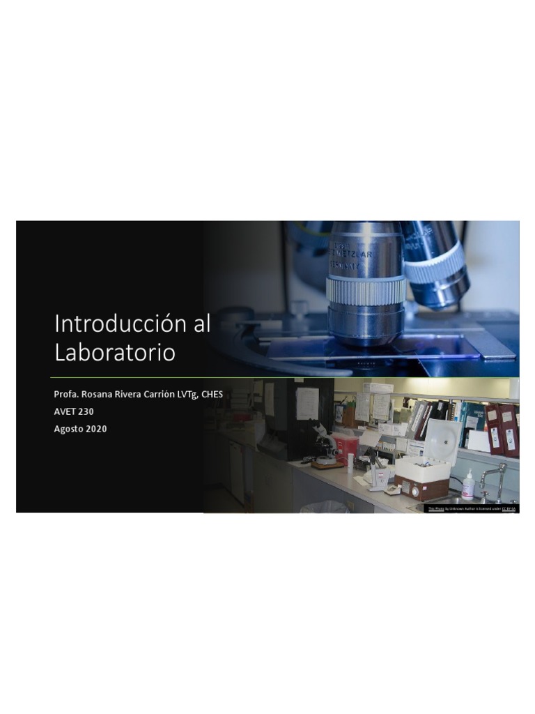 Abrir 1. Introducción Al Laboratorio | PDF