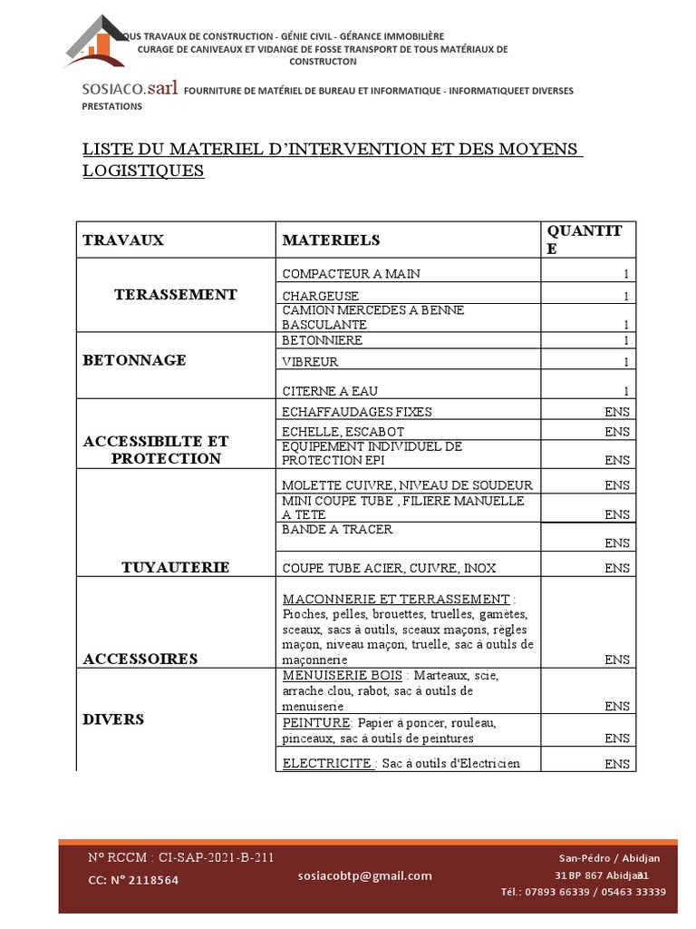 liste-du-mat-riel-de-chantier-logistique-pdf