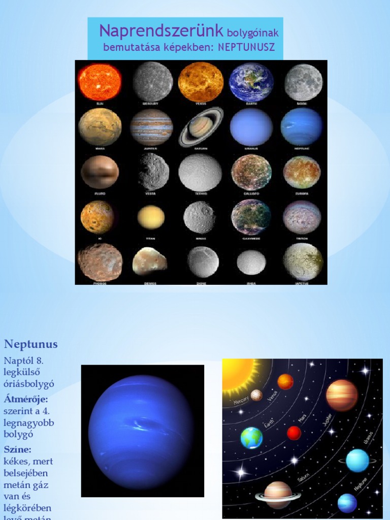 Neptunusz Bolygó Bemutatása | PDF