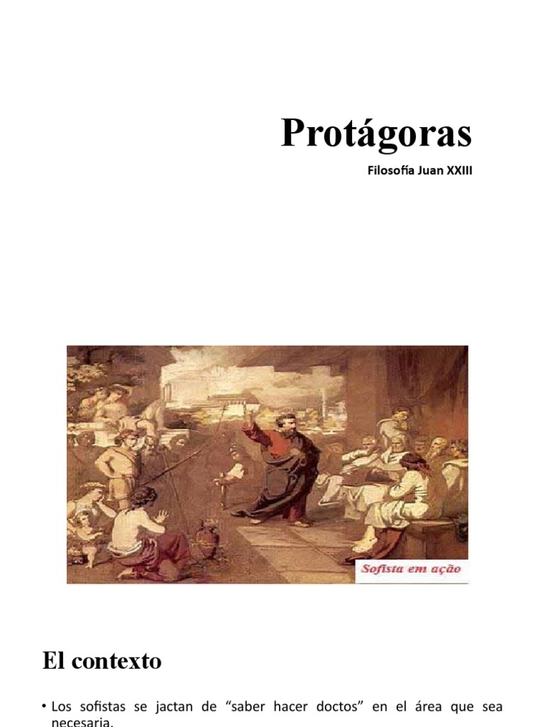 Sofistas - Protágoras | PDF