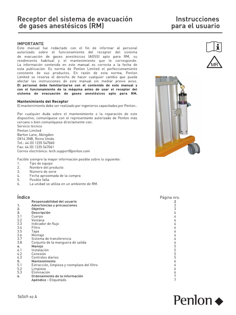 AGSS Receiver MRI User Manual 56549-Ez A | PDF