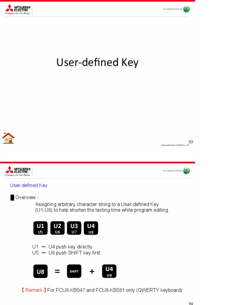 User Definition Key + Parametros de Precisão | PDF