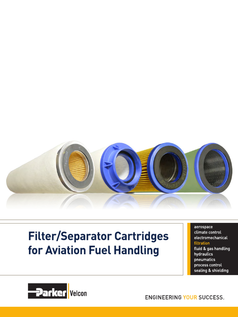 PV Catalog Filter Separator Cartridges For Aviation Fuel Handling | PDF