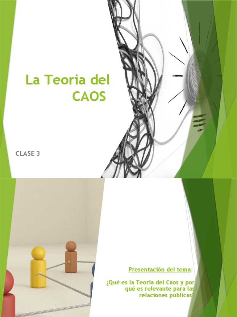 Teoria Del Caos (Clase 3) | PDF | Teoría del caos | Ciencia de sistemas