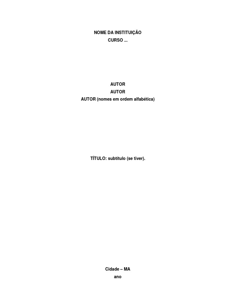 Modelo de Relatório | PDF | Science