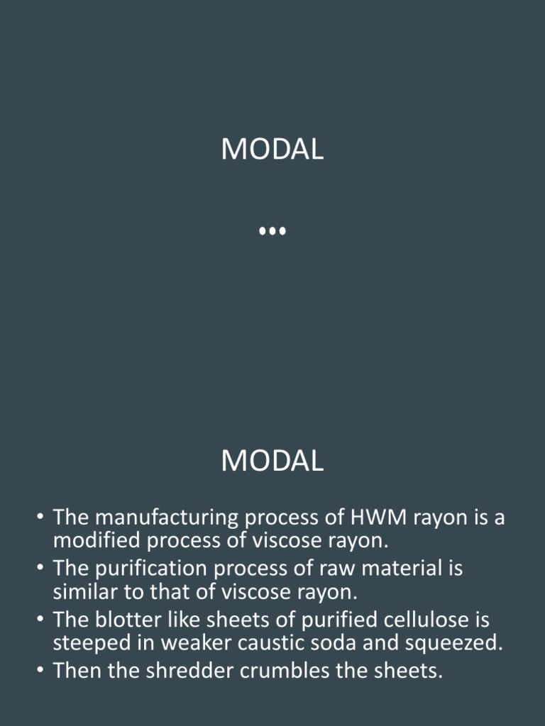 Modal Yarn | PDF