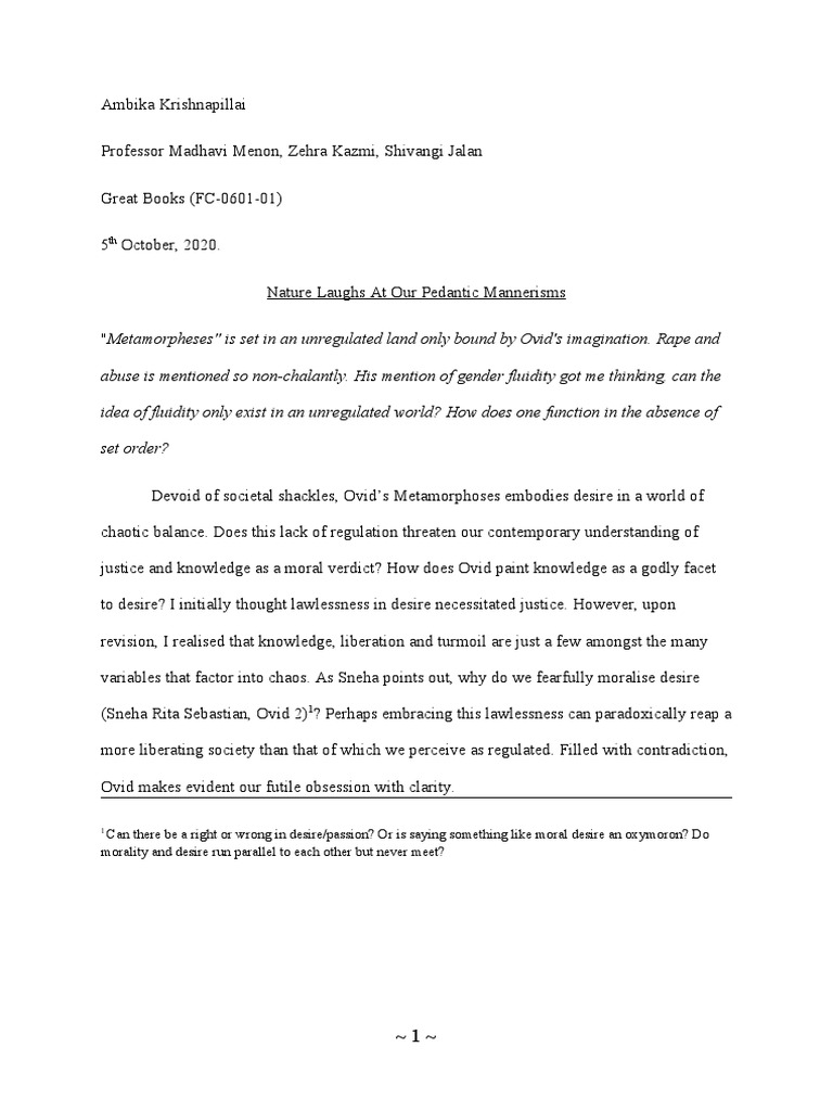 Great Books Mid Term | PDF