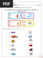 Dibujos y actividades con la letra J | PDF