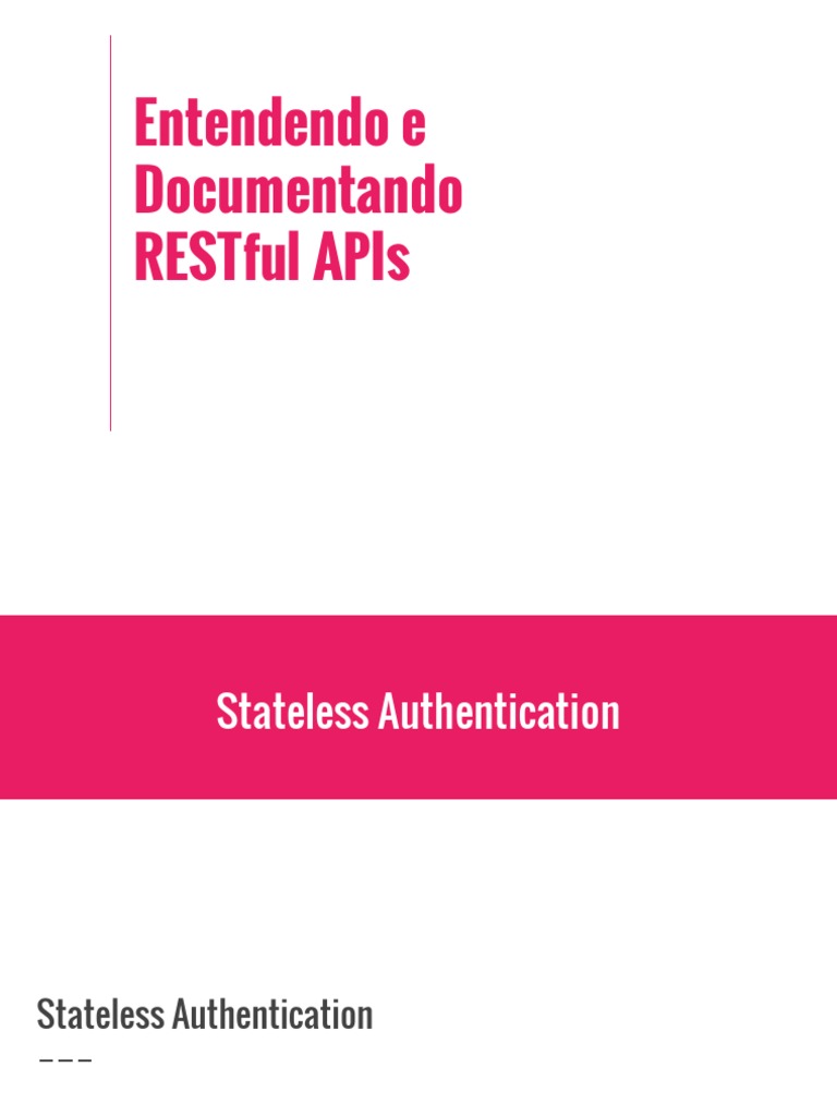Aula 28 - Stateless Authentication | PDF Aula 28 - Stateless Authentication | PDF