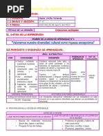 Sesión de Aprendizaje "Escribimos Un Cuento" | PDF | Aprendizaje | Cognición