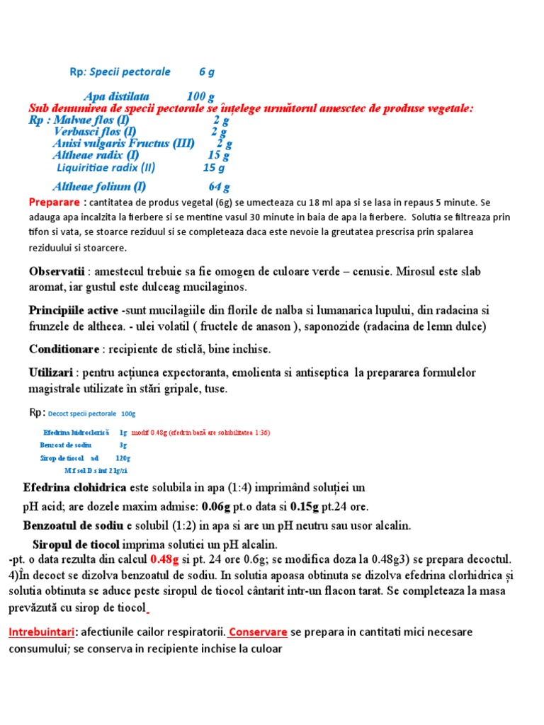RP: Specii Pectorale 6 G: Sub Denumirea de Specii Pectorale Se Înțelege ...