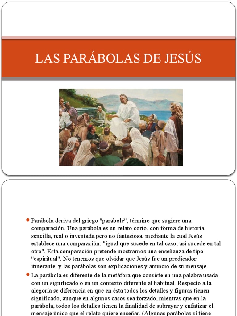 Las Parábolas de Jesús | PDF | Parábola | Jesús
