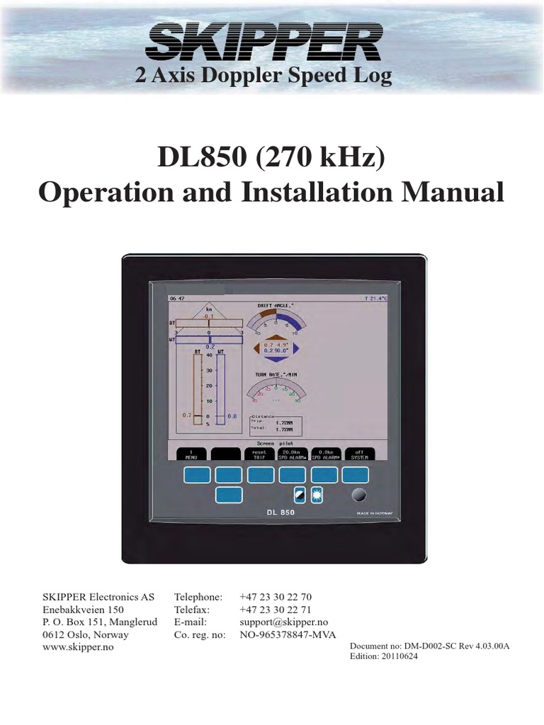DL850 270 kHz Speed Log Manual | PDF | Menu (Computing) | Computer Monitor