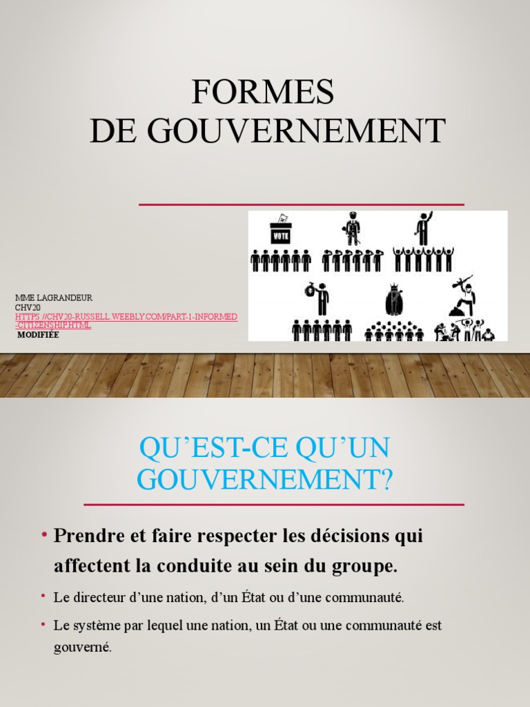 A3 Formes de Gouvernement | PDF | Politique