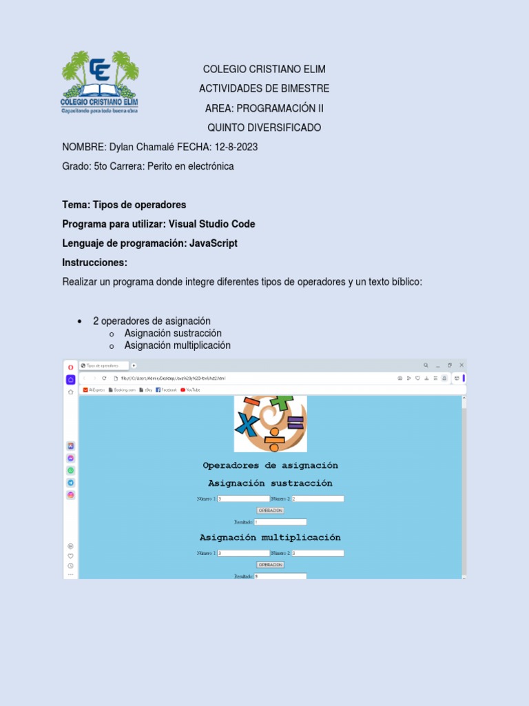 Actividad 2 Programacion II | PDF