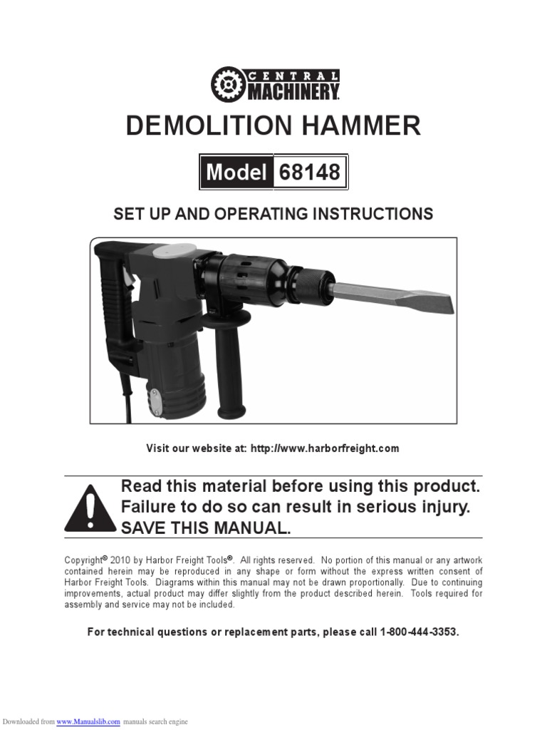 DEMOLITIONHAMMERMANUAL | PDF | Electrical Connector | Ac Power Plugs ...
