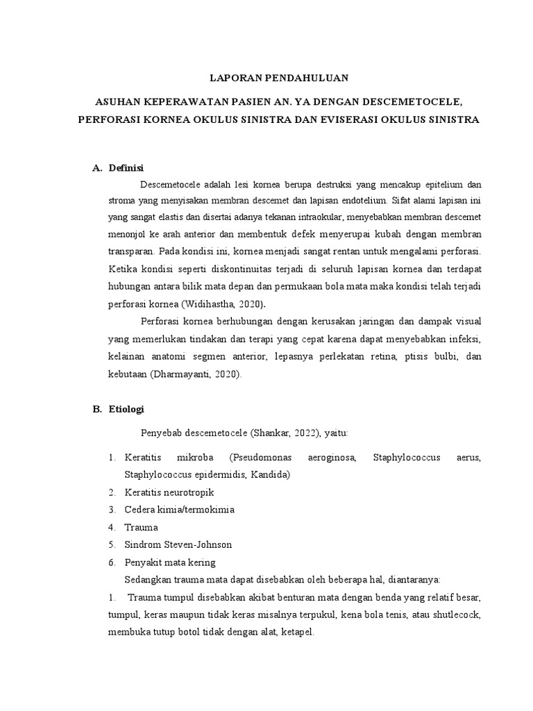 LP Descemetocele | PDF