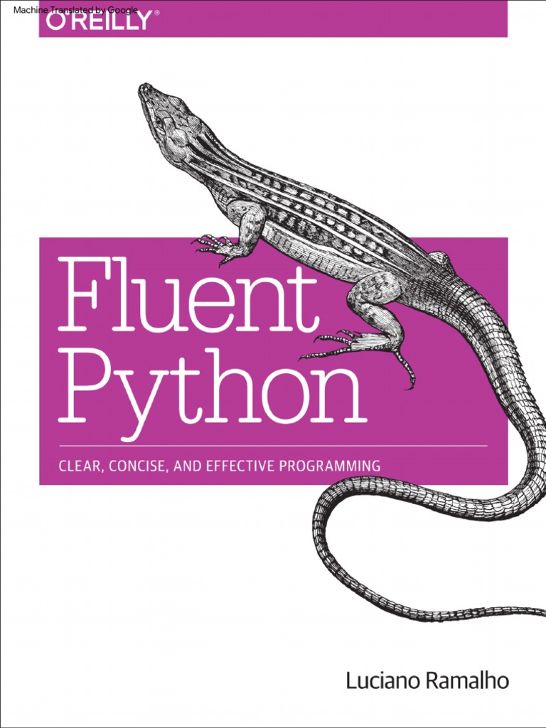 Fluent Python - Clear, Concise, and Effective Programming Español | PDF ...